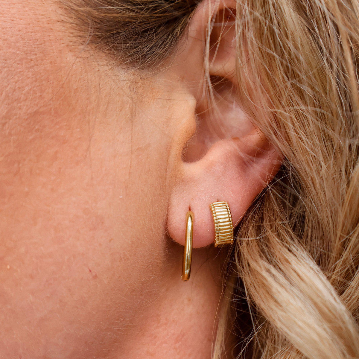 Pillar hoops – Katyb Jewellery Design